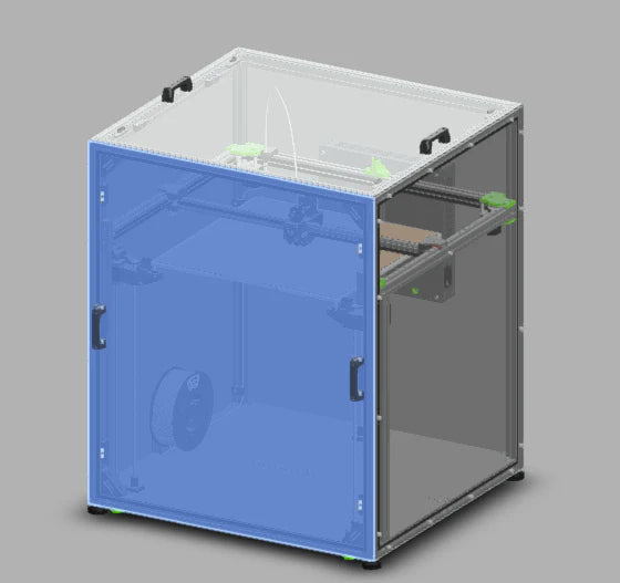 RatRig Vcore 4 Full Enclosure panel set Acrylic, ACM & PC – Fabreeko