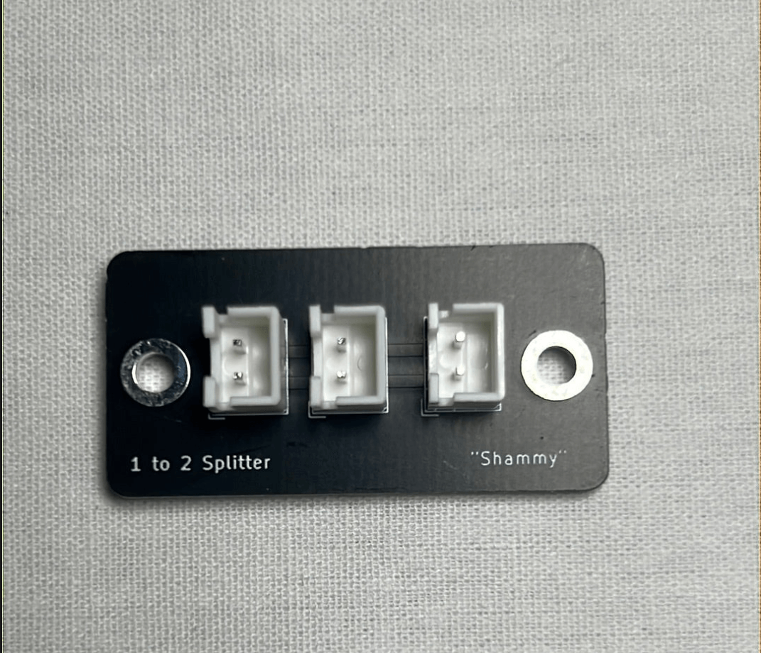 2 Pin XH Short Splitter by Shammy – Fabreeko