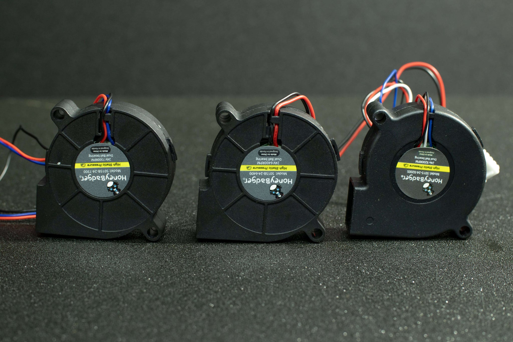 HoneyBadger Performance Series 5015 Blower Fans 2–4 Wire, PWM & Tach O ...