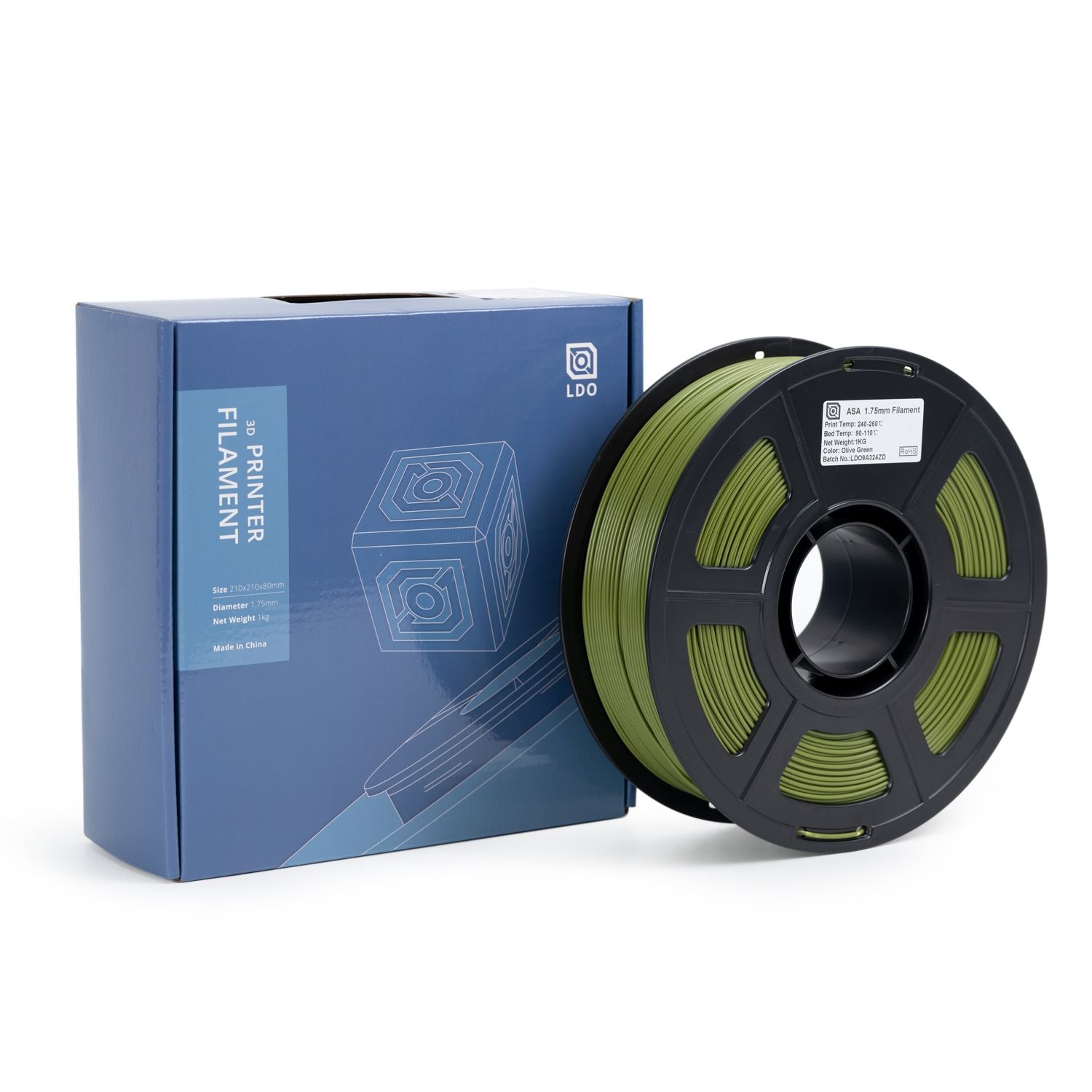 Olive Green ASA by LDO filament 1kg spool AMS friendly – Fabreeko