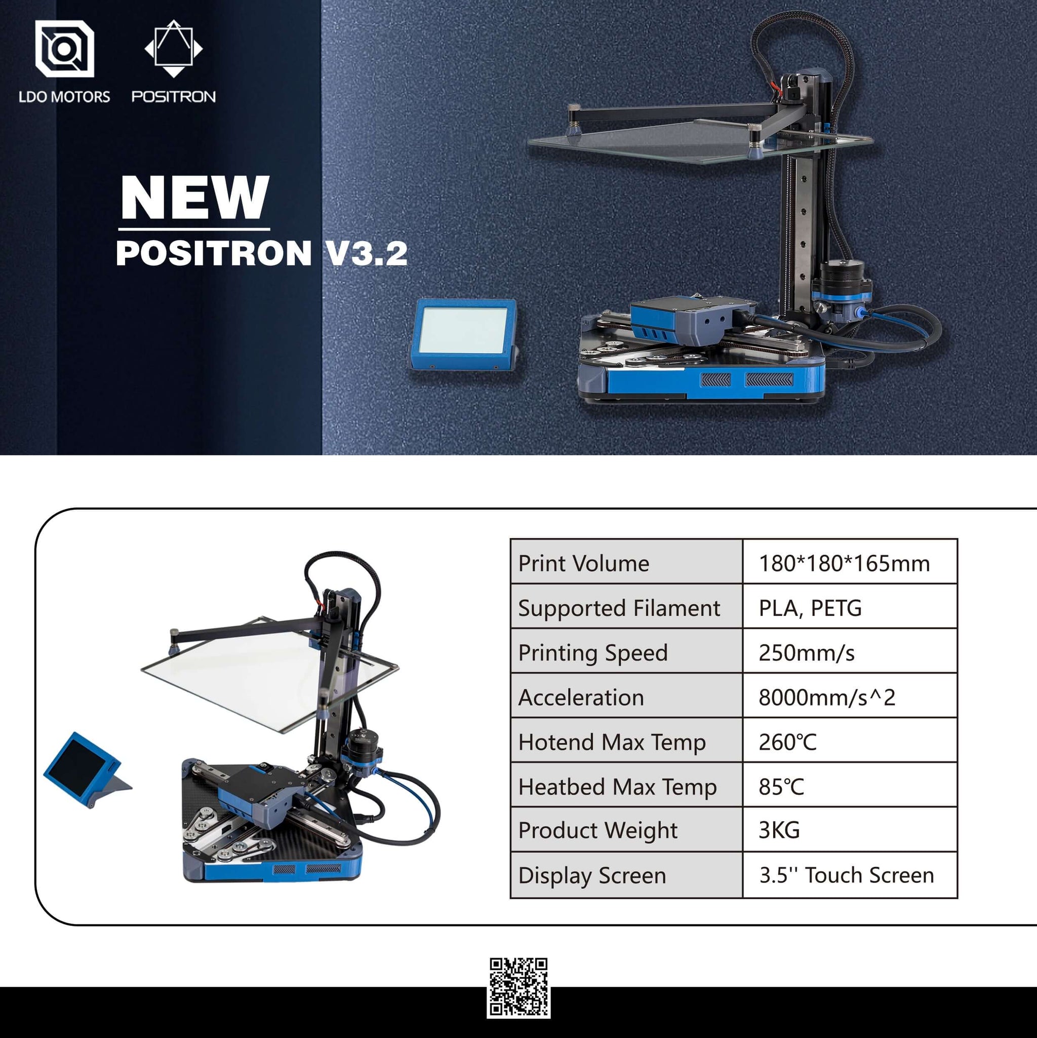 Positron V3.2 3D Printer Kit by LDO – Fabreeko