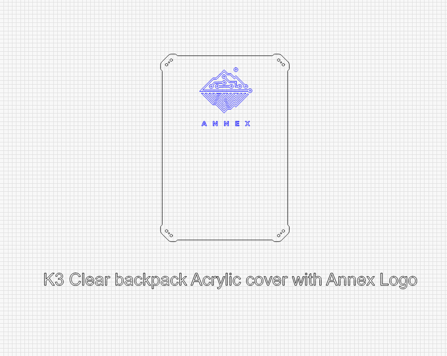 Annex K3 Acrylic back panel with engraved logo – Fabreeko