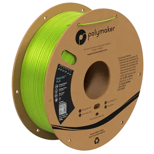 Polymaker PolyLite PLA Silk Lime 1kg – Fabreeko