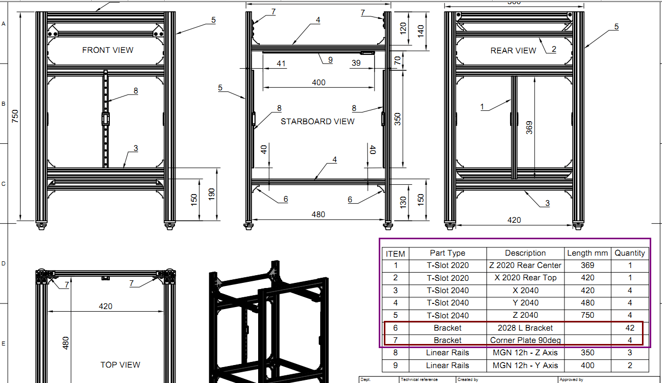 Viking 3d Valkyrie frame kit by HoneyBadger – Fabreeko