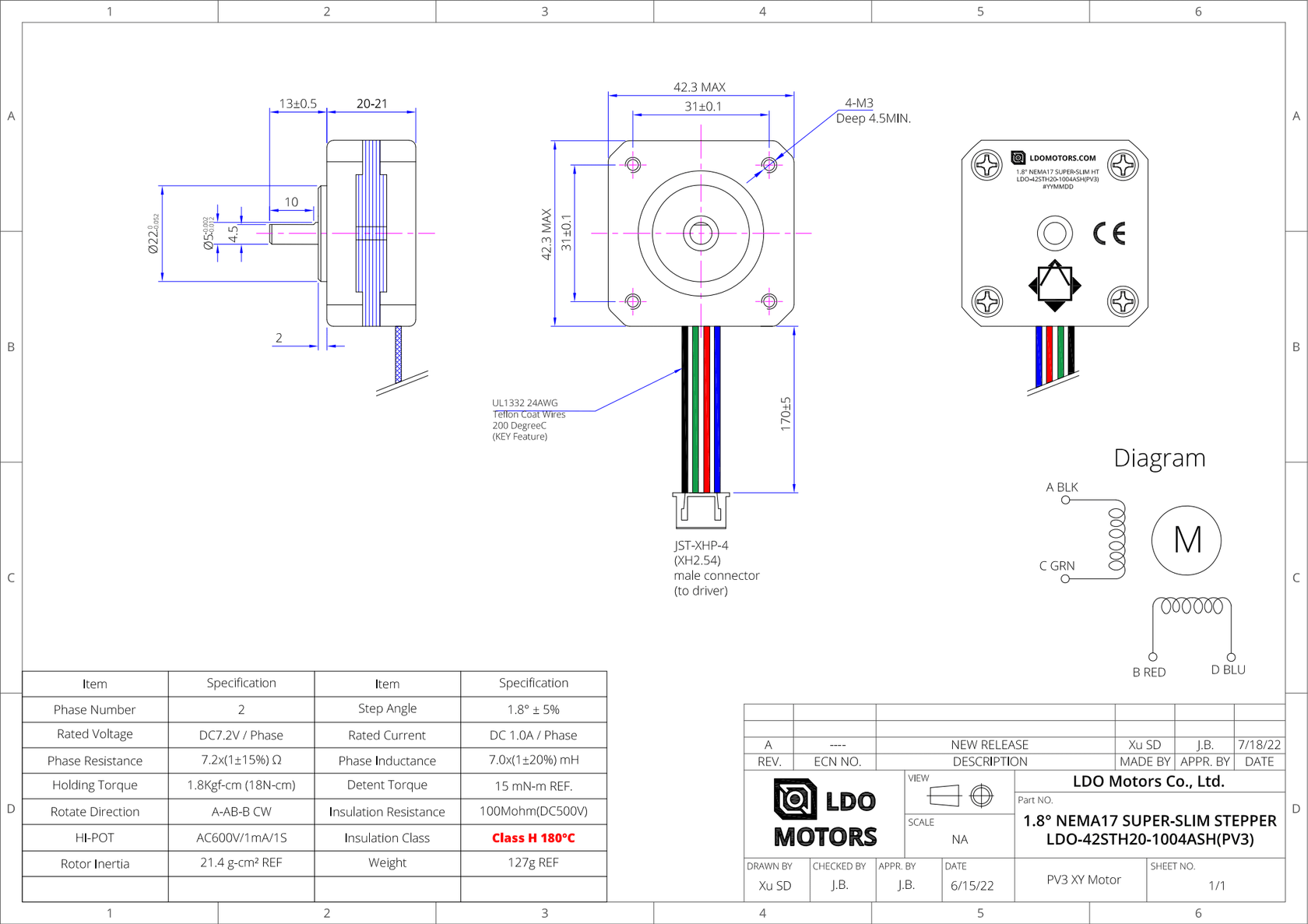 Positron V3 Motor kit By LDO Motors – Fabreeko